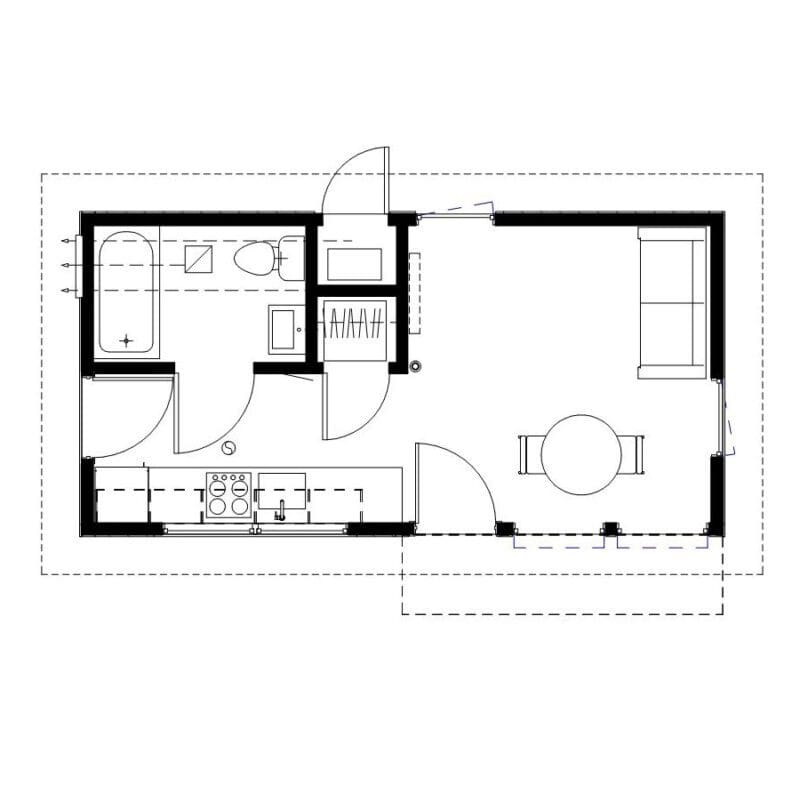 Pre Approved DADU: Studio DADU + Gable Roof | Haas Development ...